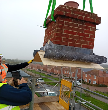 Case study - Fixing GRP chimneys - NHCC